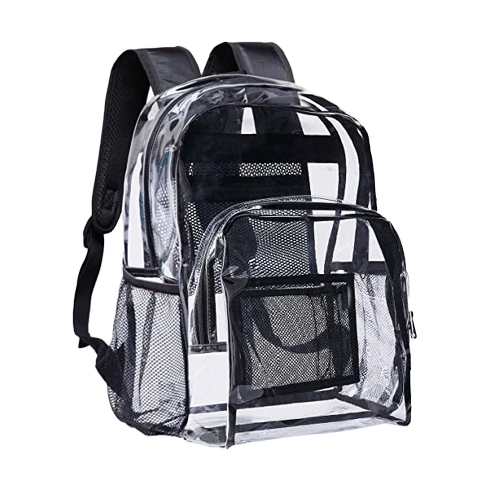 AUDeals Clear Backpack Clear Bag Stadium Approved Large Clear Backpack ...