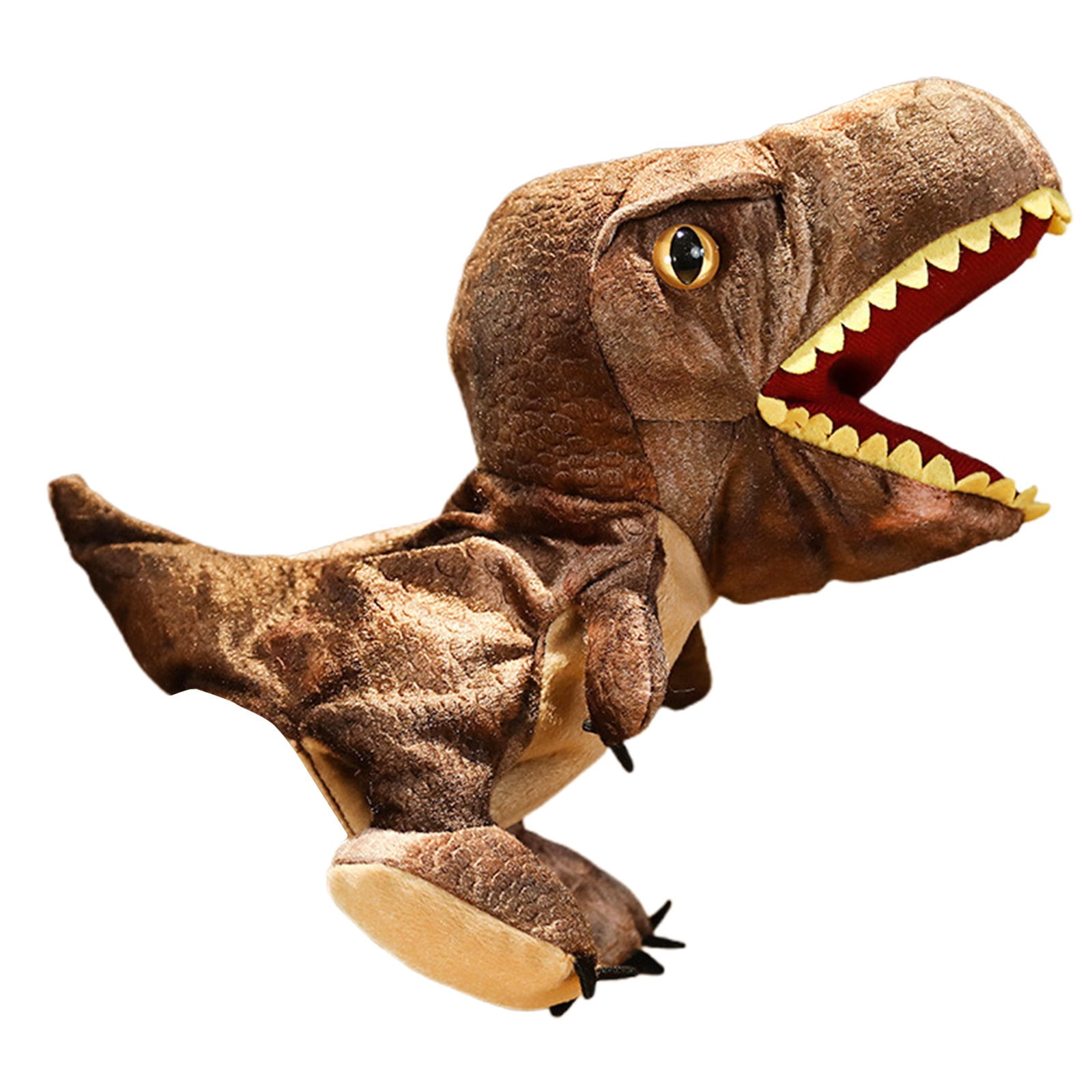 AUDeals Cute Plush Hand Puppets & Cloth Dolls Dinosaur Glove Puppets ...