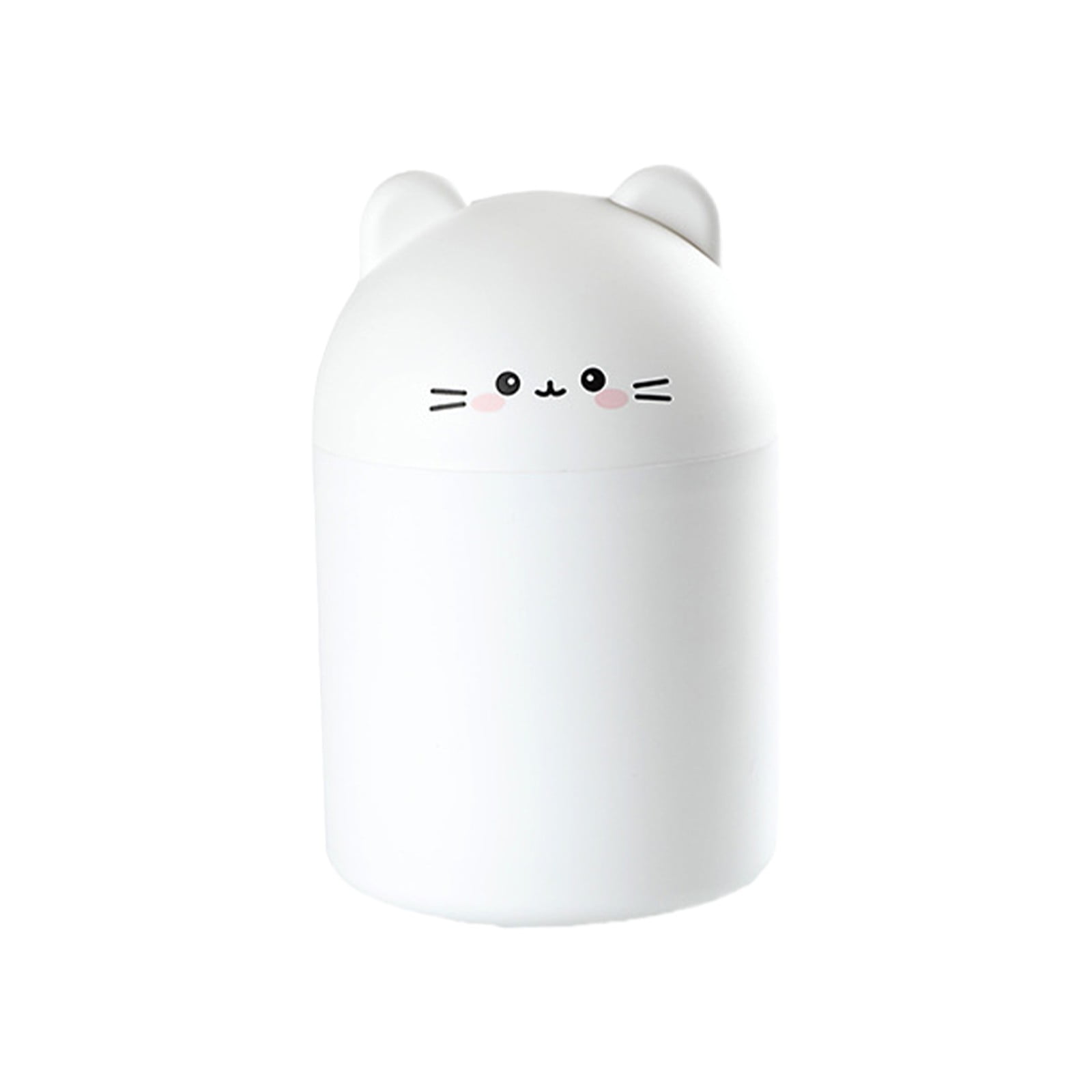 AUDeals Desktop Pressing Trash Can Mini Trash Can Desktop Small Trash ...