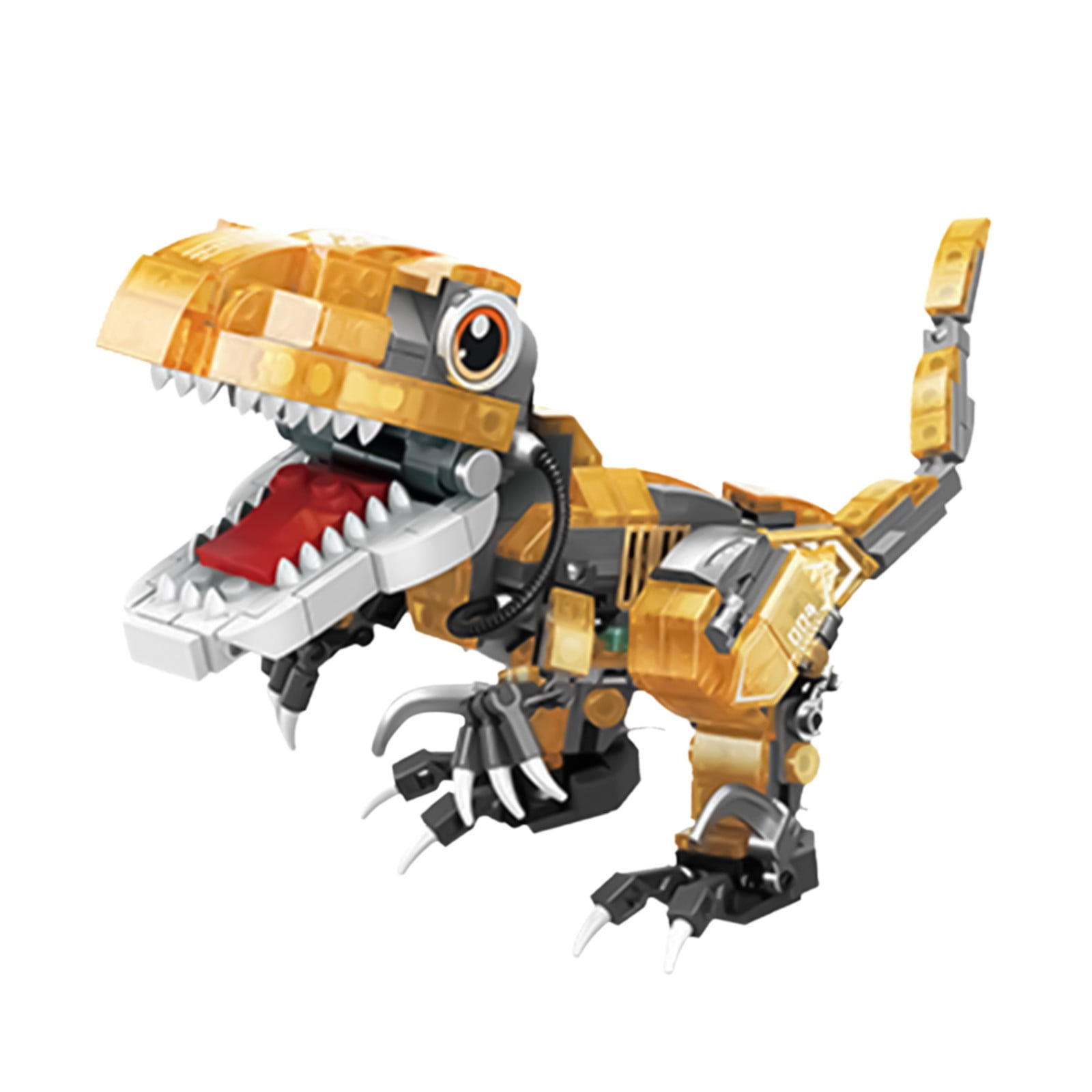 AUDeals Dinosaur Building Block, Dinosaur Building 348pcs DIY Mini ...