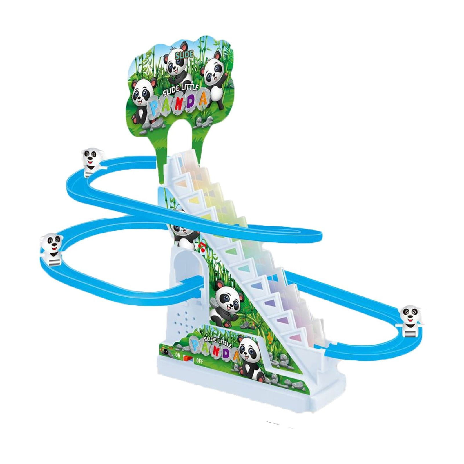 AUDeals Dual-Track Dinosaur Climber | Rechargeable Electric Stair Slide ...