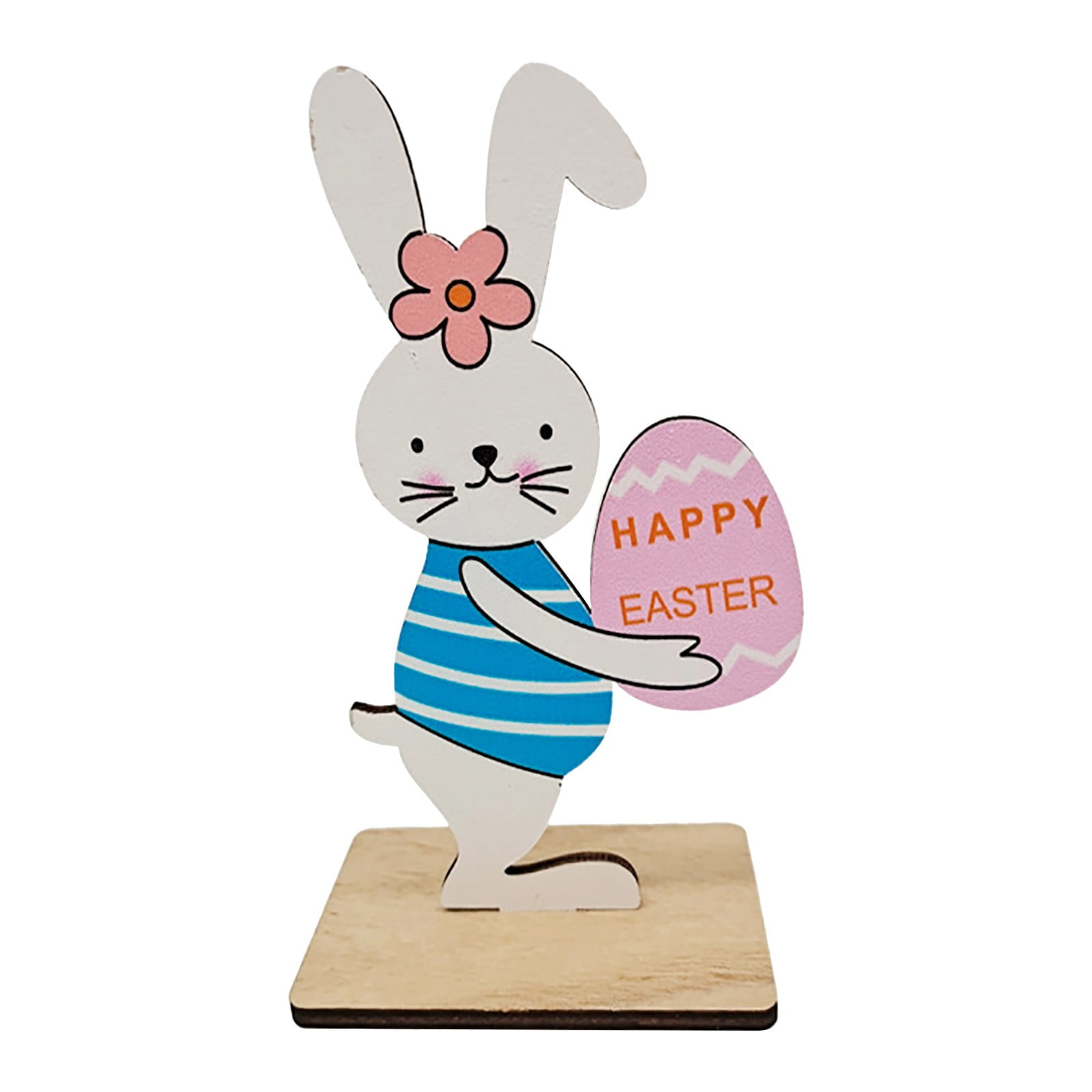 AUDeals Easter Bunny Ornaments Easter Tabletop Decorations Easter ...