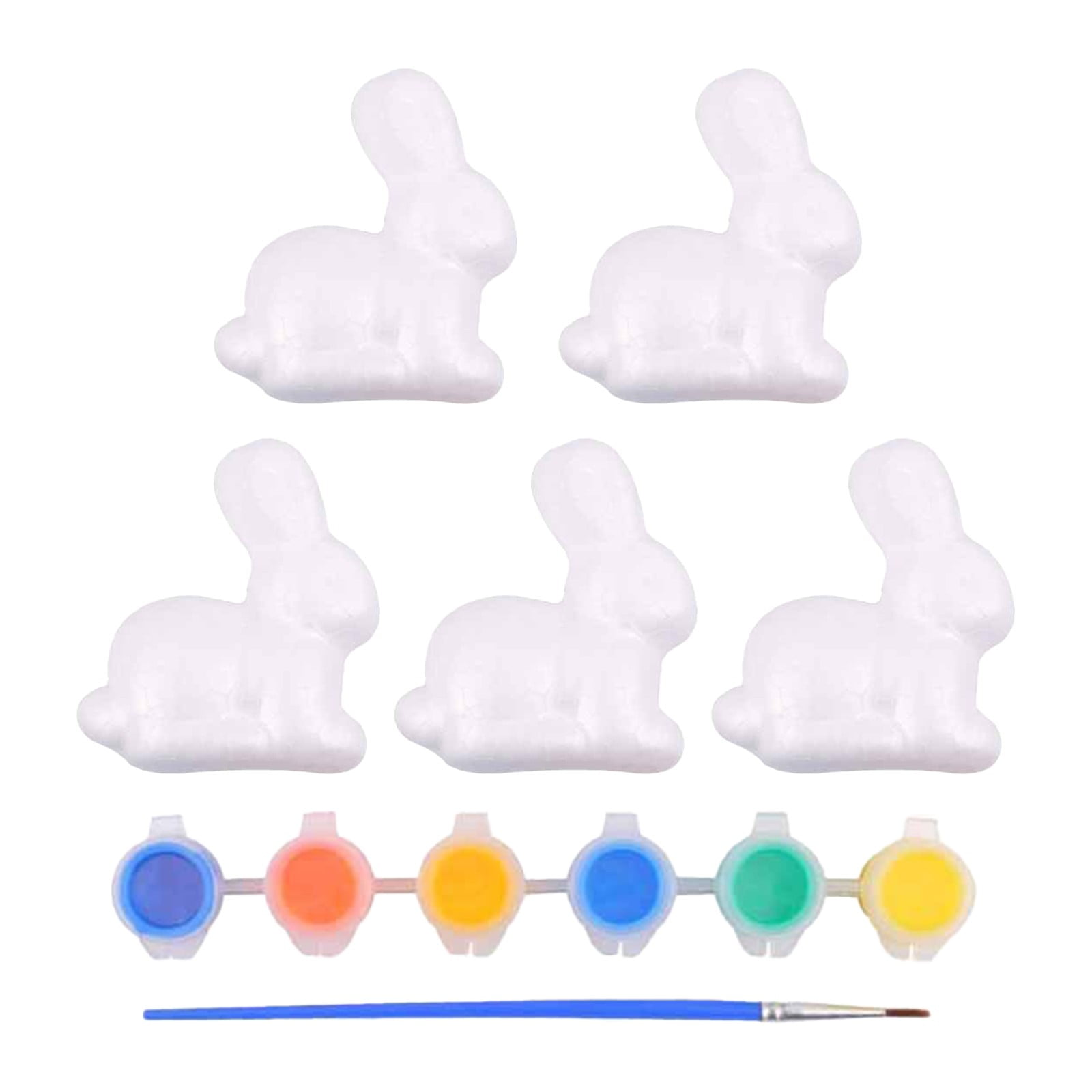 AUDeals Easter DIY Bunny Craft Kit for Kids Hand-Painted Foam Egg ...