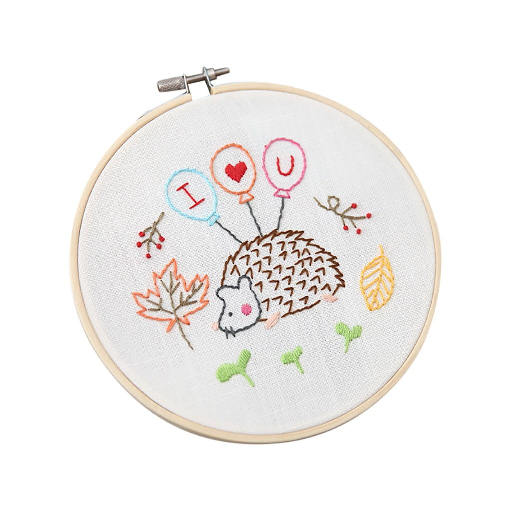 AUDeals Embroidery Kit Stitching Kits for Beginners Needlepoint Kits ...