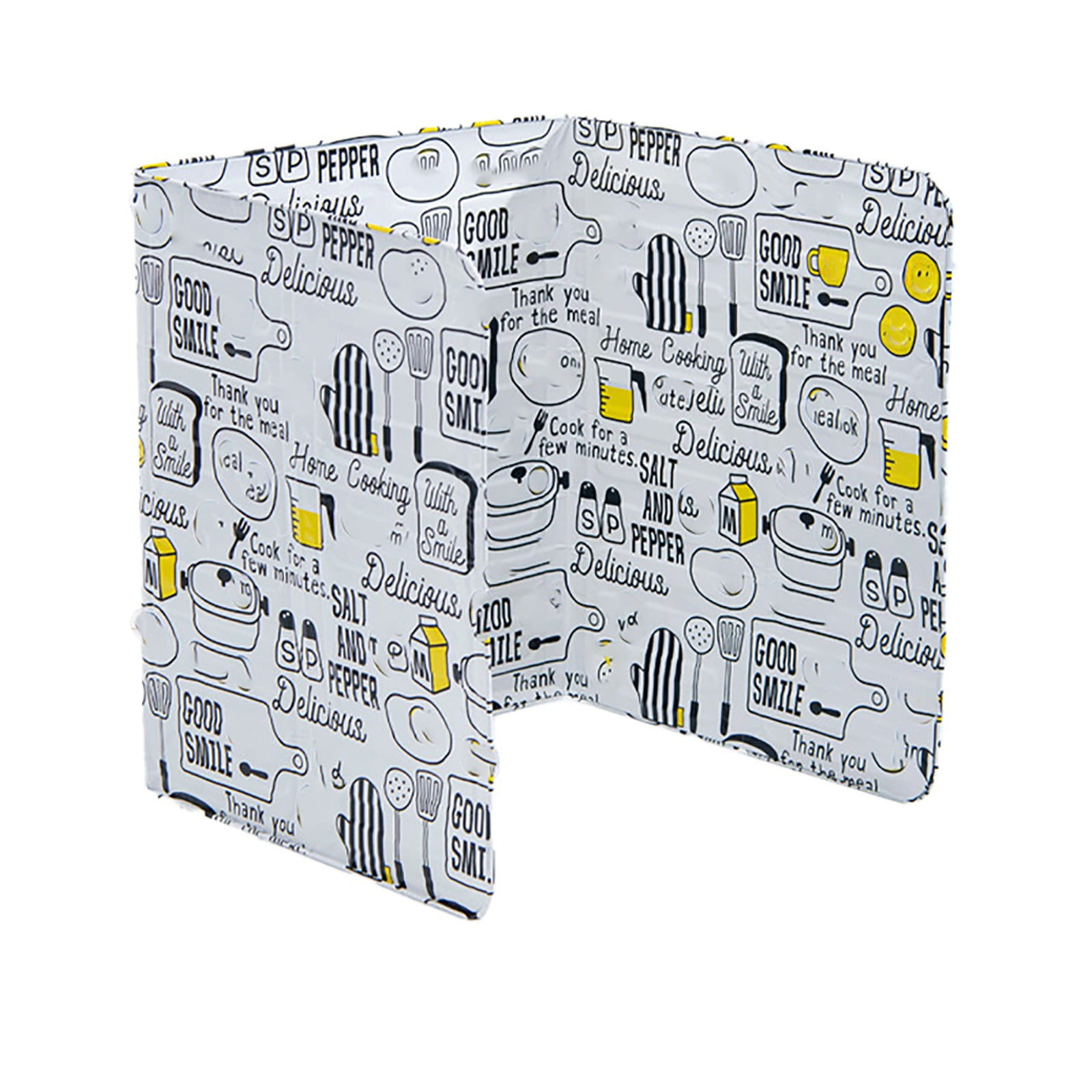 AUDeals ‌Foldable Aluminum Foil Splatter Guard for Stove Tops & Frying ...