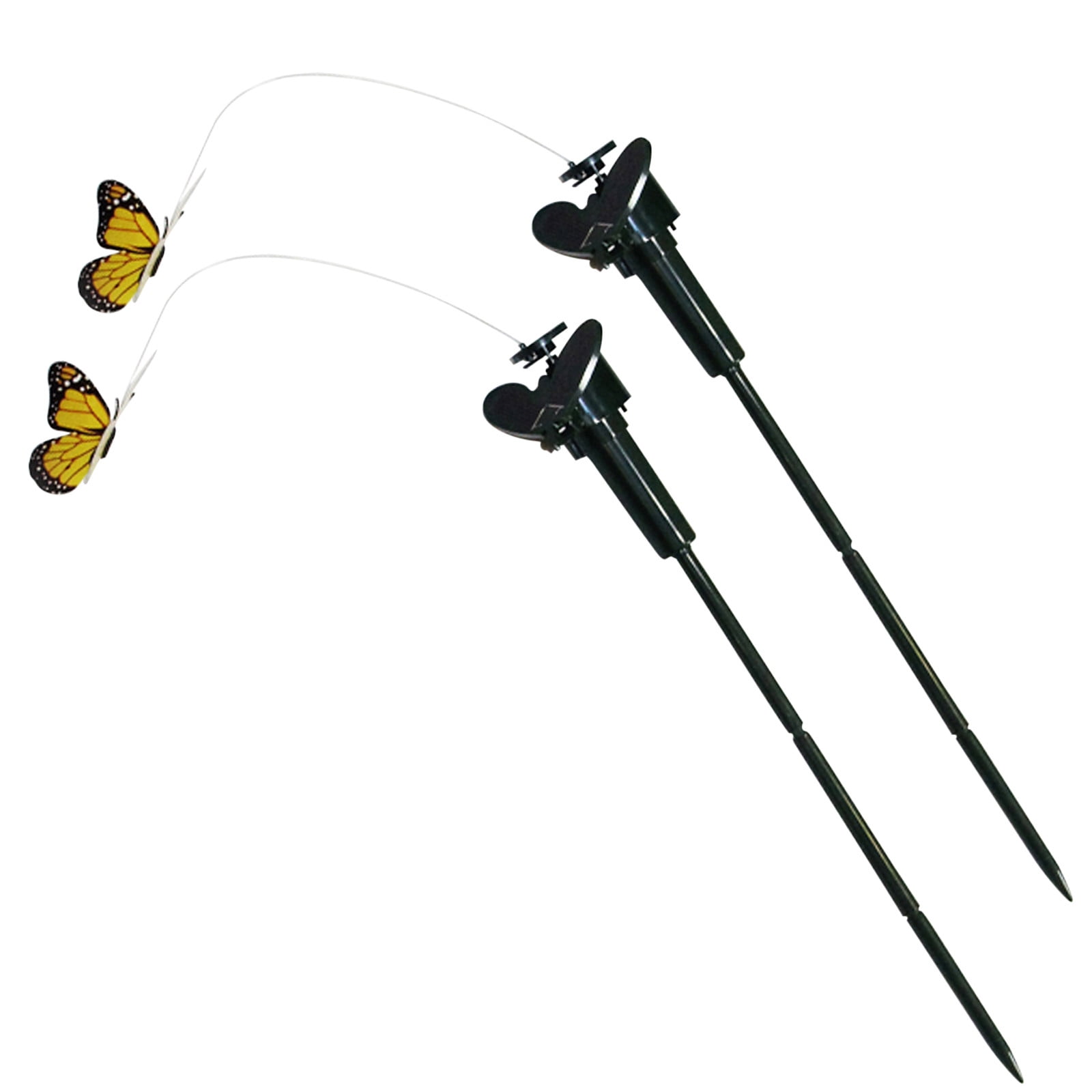 AUDeals Garden Decor Solar Dancing Butterfly Solar/Battery Powered ...