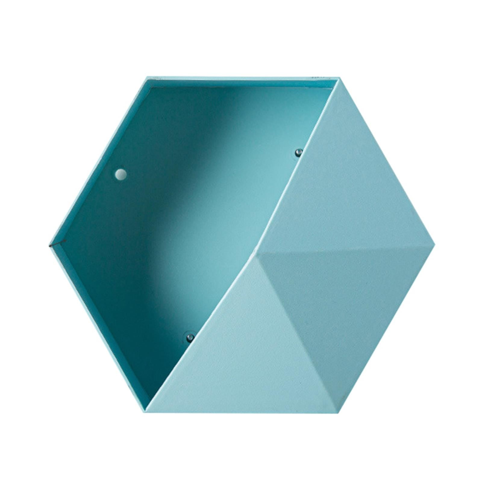 AUDeals Geometric Polygon Wall-Mounted Flower Shelf Modular Planter Box ...