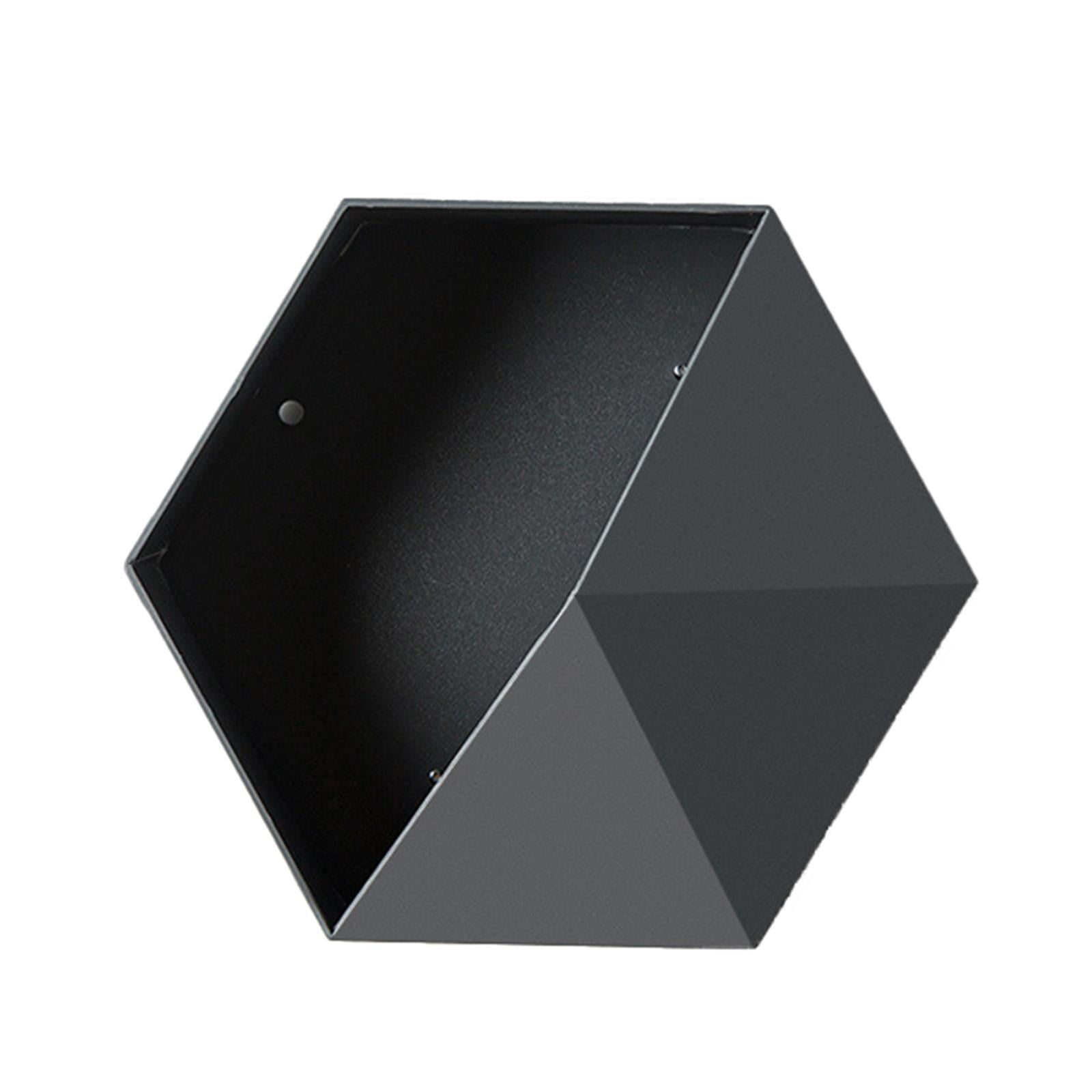 AUDeals Geometric Polygon Wall-Mounted Flower Shelf Modular Planter Box ...