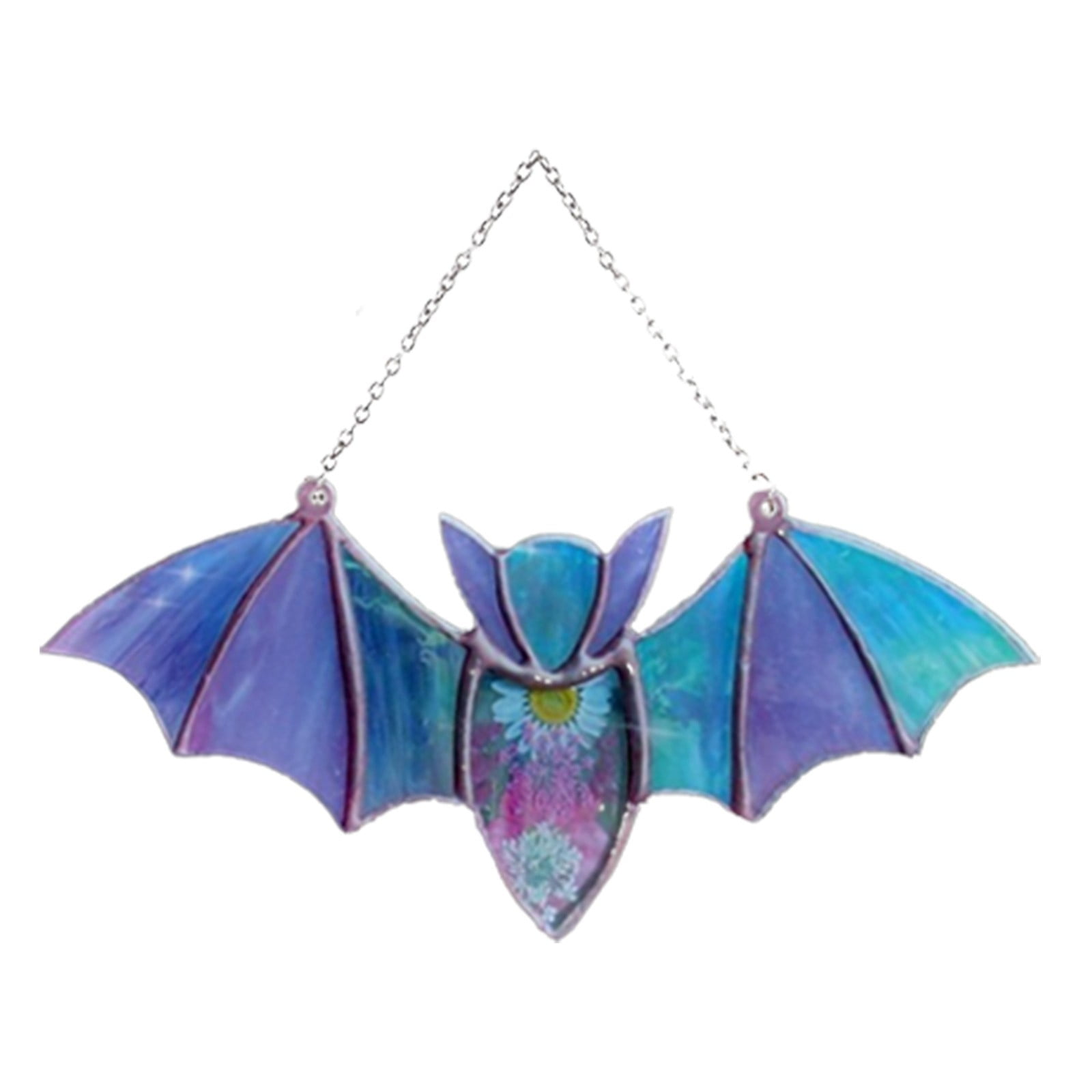 AUDeals Halloween Decorations Colored Bat Window Wall Pendant Wall Art ...