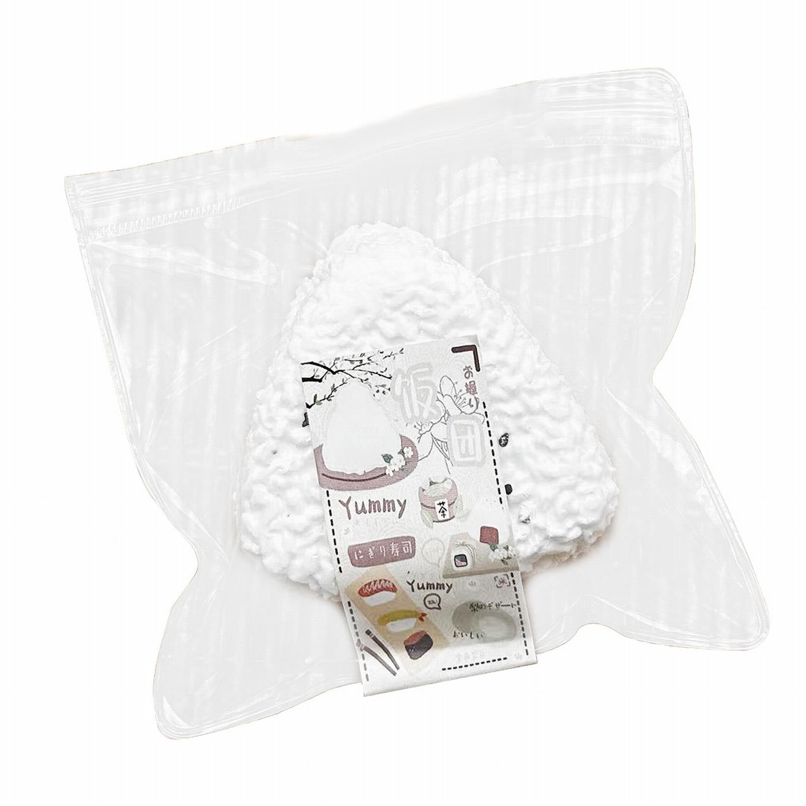 AUDeals Handmade Onigiri Squishy Toy Ultra Soft Silicone Stress Relief Sensory Toy for Kids ...