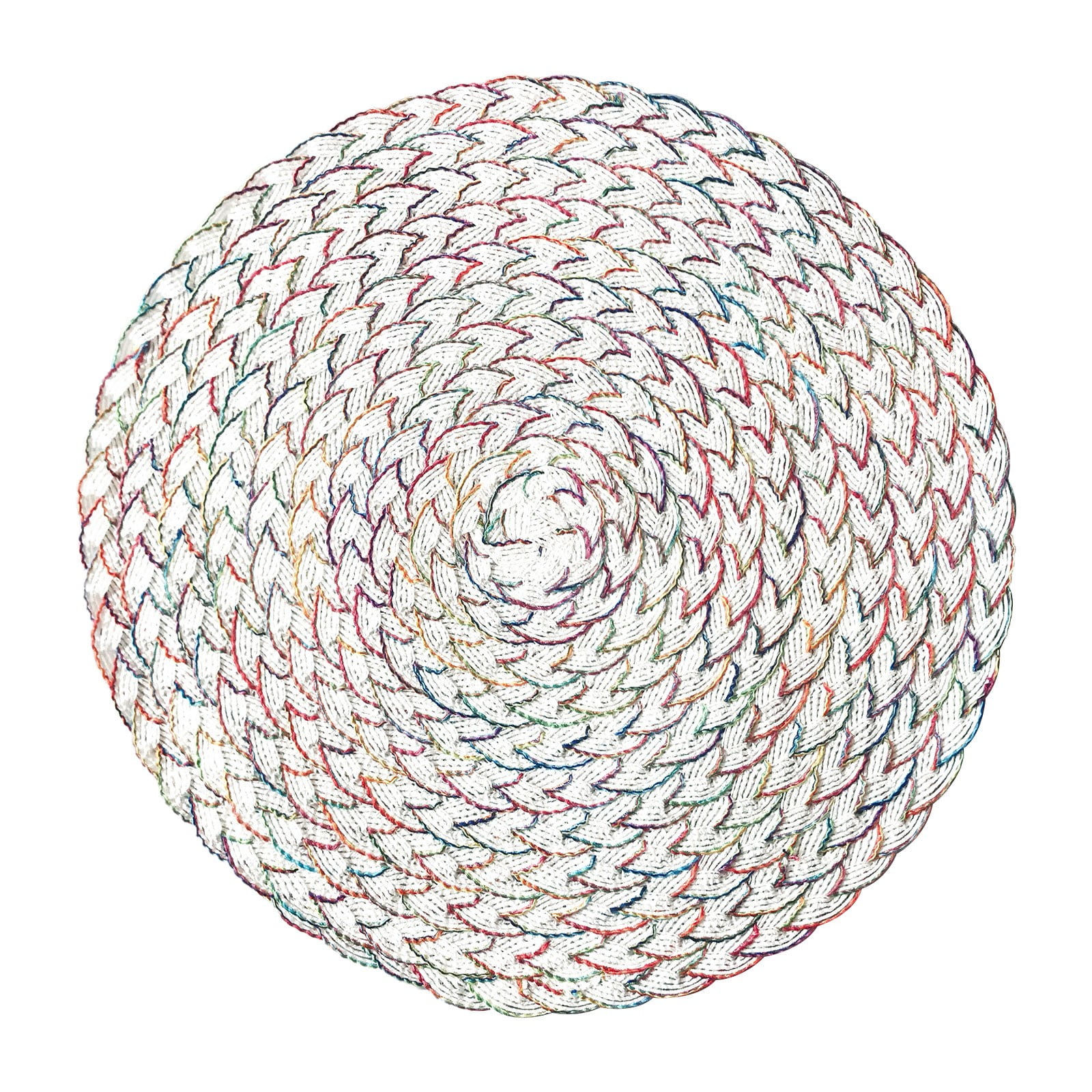 AUDeals Heat-Resistant PP Table Mat Set Multi-Use Plate & Cup Mats for ...