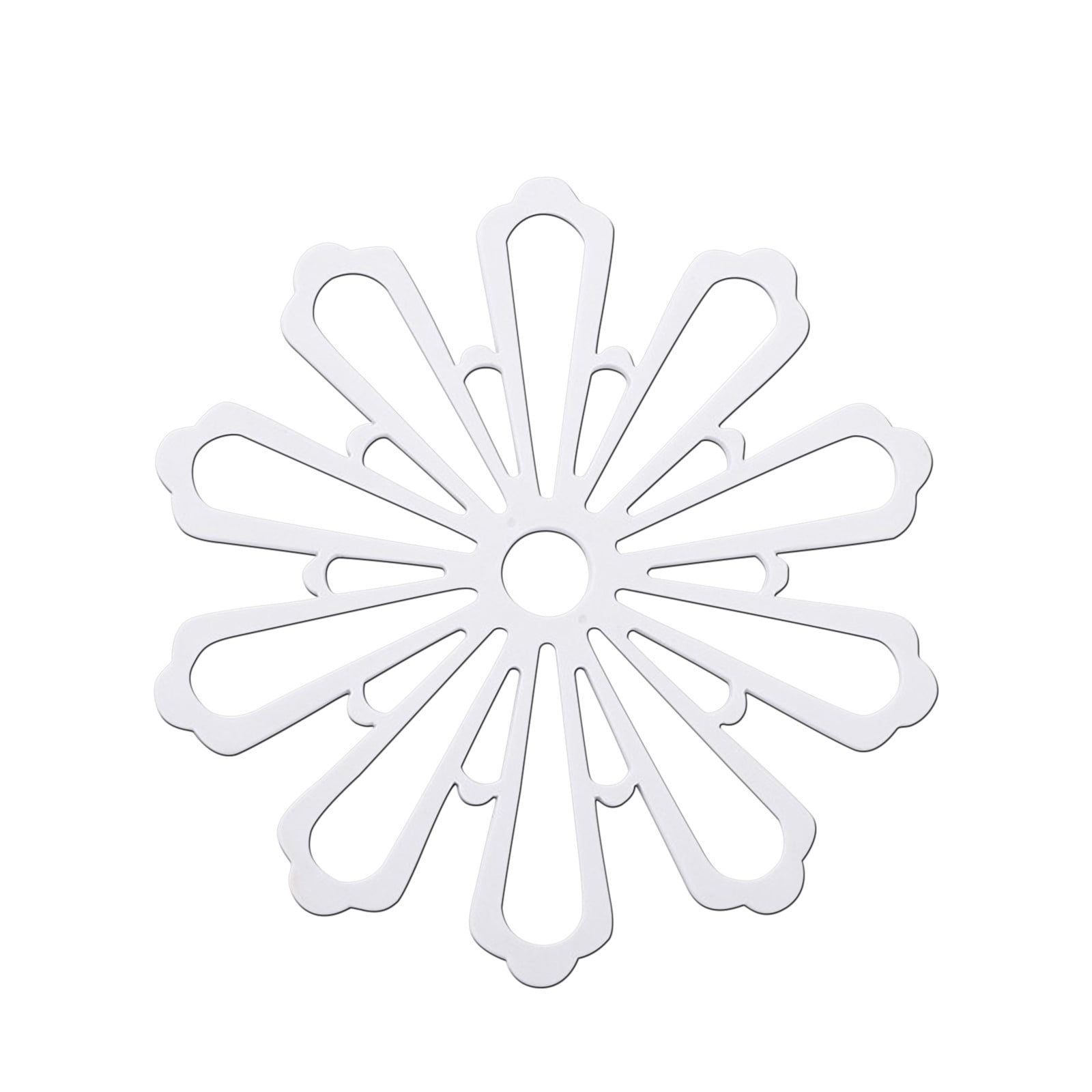 AUDeals Hollow Silicone Drink Coaster Mat Button-Shaped Heatproof Cup ...