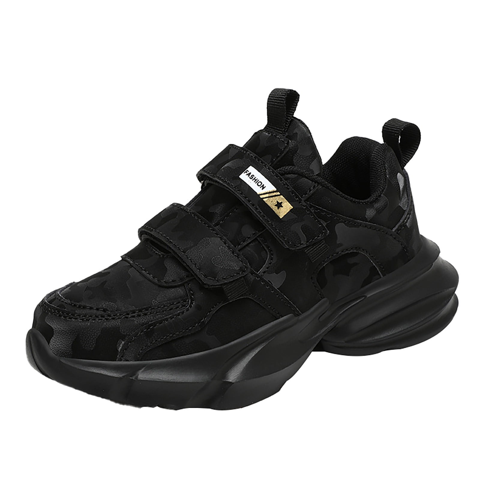 AUDeals Kids Boys Chunky Sole Sneakers, Retro Y2K Casual Slip-On Shoes ...