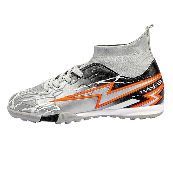 AUDeals Kids Boys Girls Soccer Cleats, Firm Ground Lace-Up Football ...