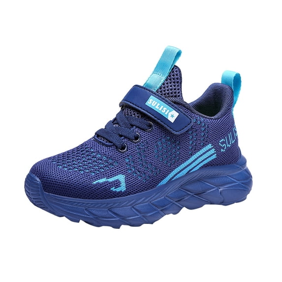 AUDeals Kids Boys Girls Sports Sneakers, Breathable Knitted Mesh ...