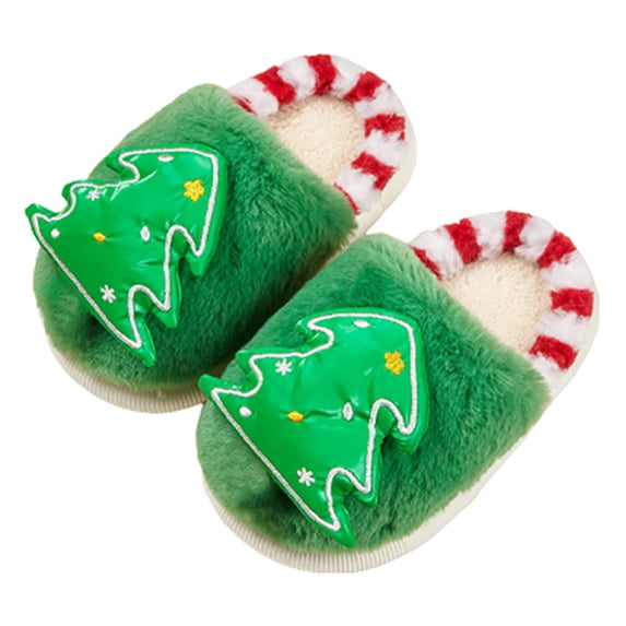 AUDeals Kids Cute Indoor Slippers, Cartoon Tree House Shoes, Soft Non ...