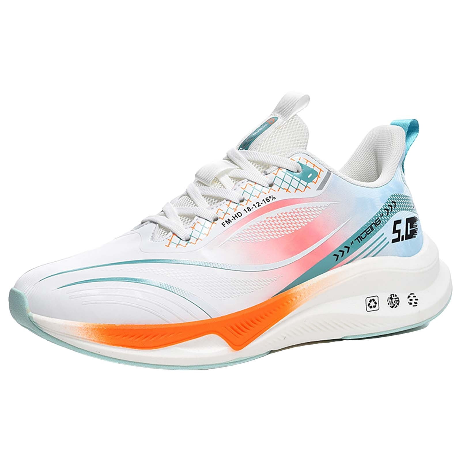 AUDeals Men Women Wide Toe Box Walking Sneakers Slip On Running Shoes ...