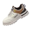 AUDeals Men's Non Slip Work Shoes Food Service Sneakers Lace Up Safety ...