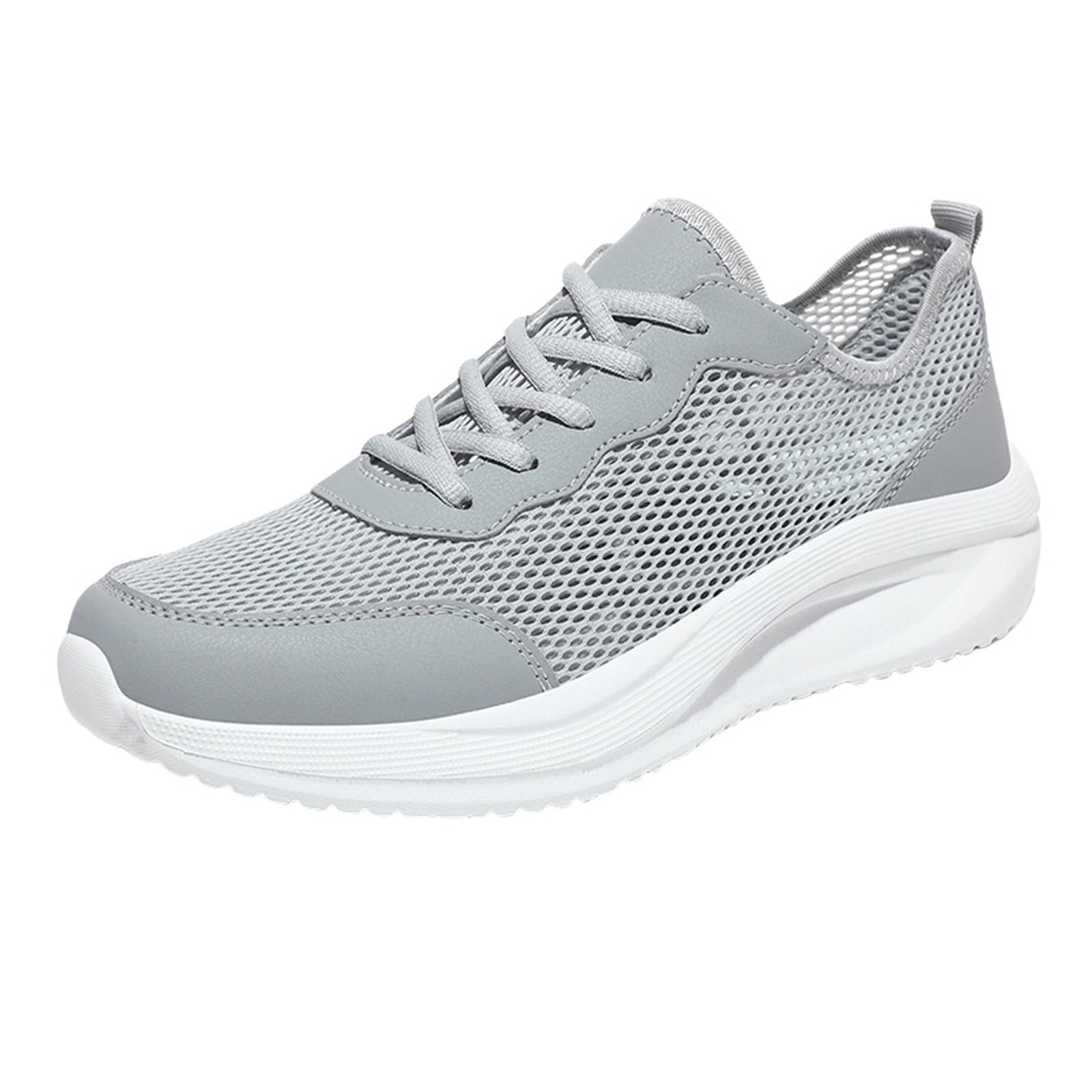 AUDeals Men's Slip On Mesh Work Shoes Breathable Athletic Gym Non Slip ...