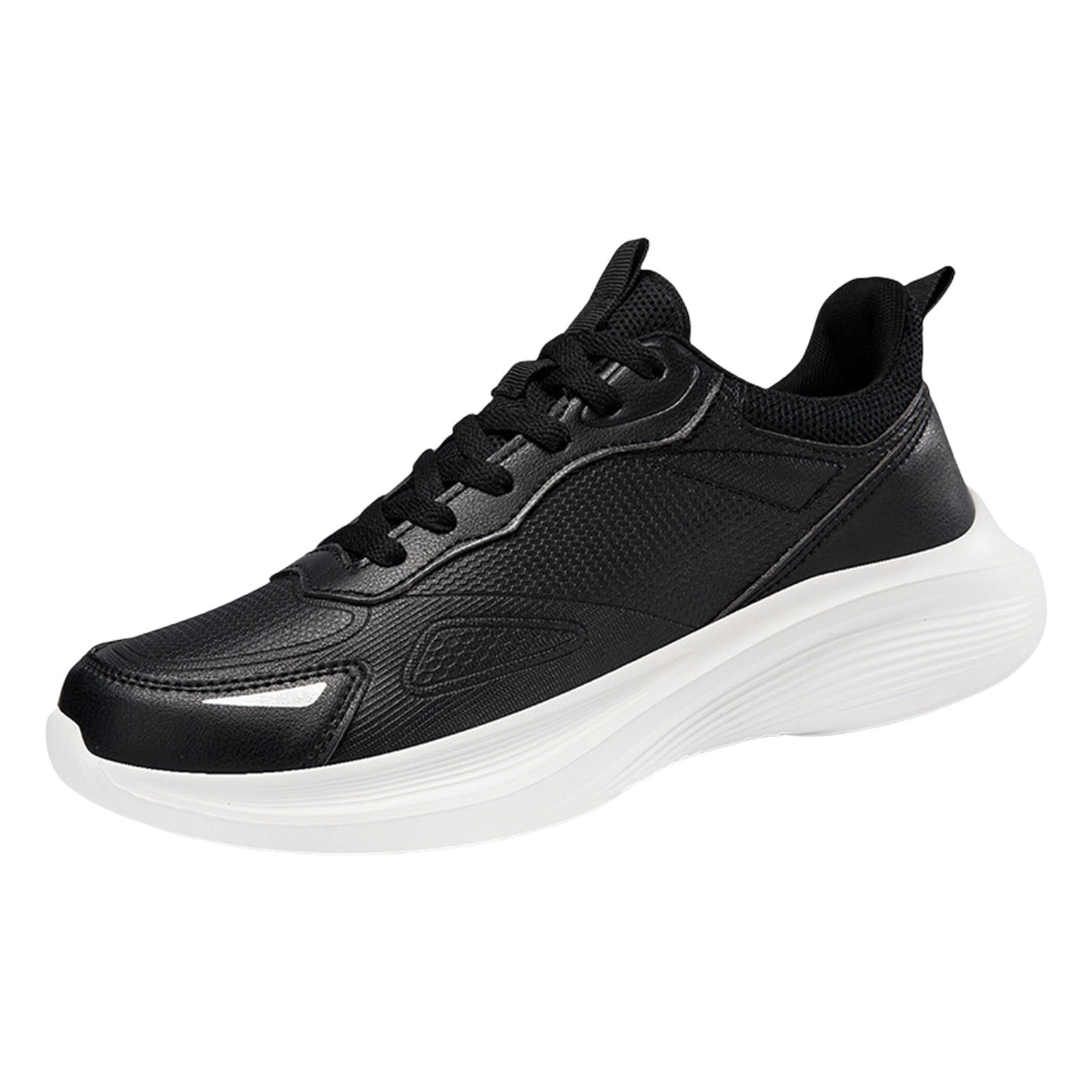 AUDeals Men's Slip On Walking Shoes Lace Up Low Top Sneakers ...