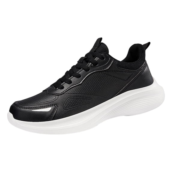 AUDeals Men's Slip On Walking Shoes Lace Up Low Top Sneakers ...