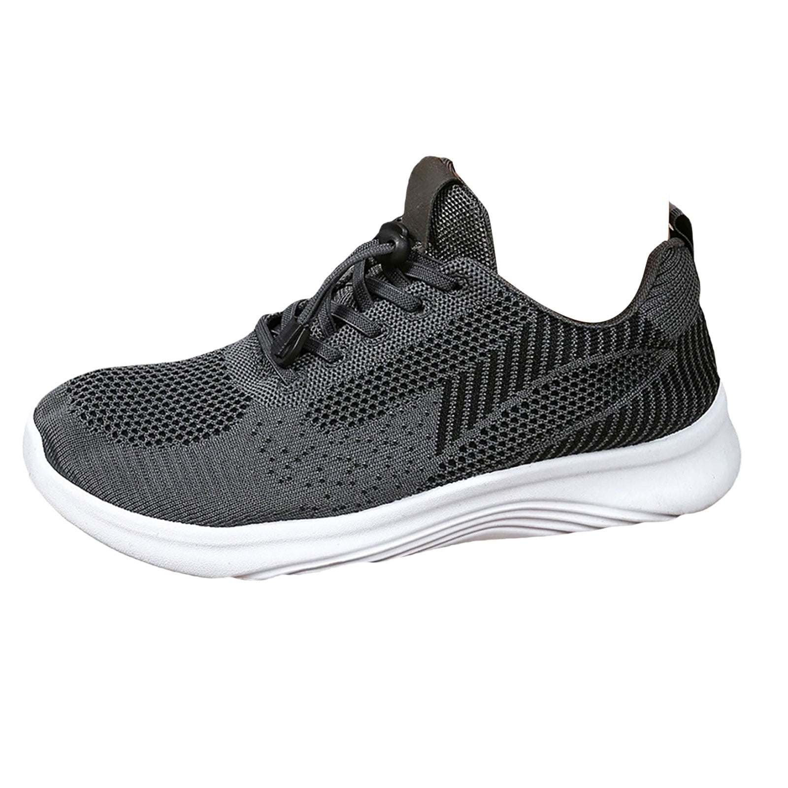 AUDeals Men’s Walking Shoes Athletic Knit Sneakers Lightweight Non Slip ...
