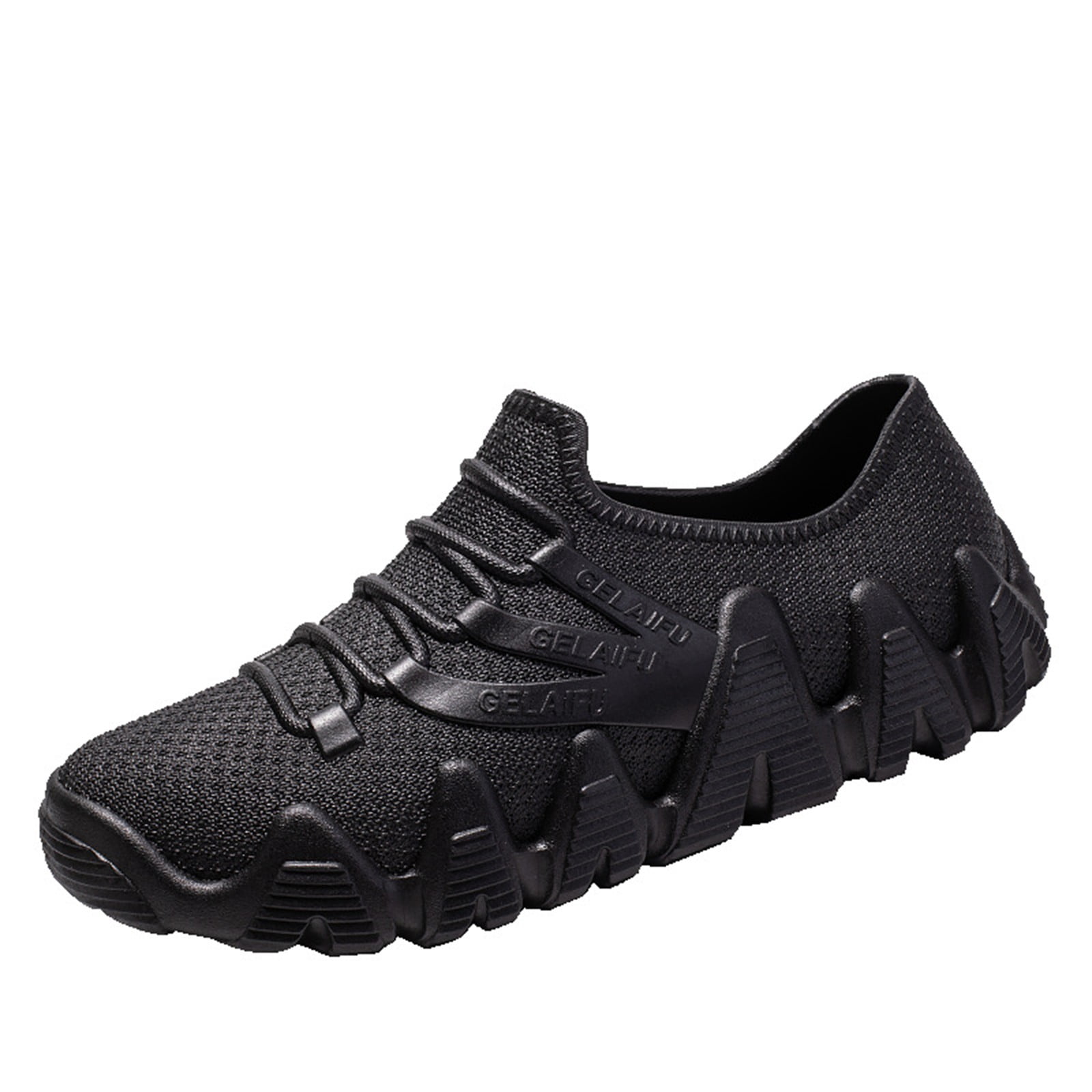 AUDeals Men's Walking Shoes Soft Slip On Flats Lightweight Wide Toe ...