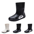 AUDeals Mid Calf Rain Boots for Men and Women, Waterproof Rubber Shoes ...