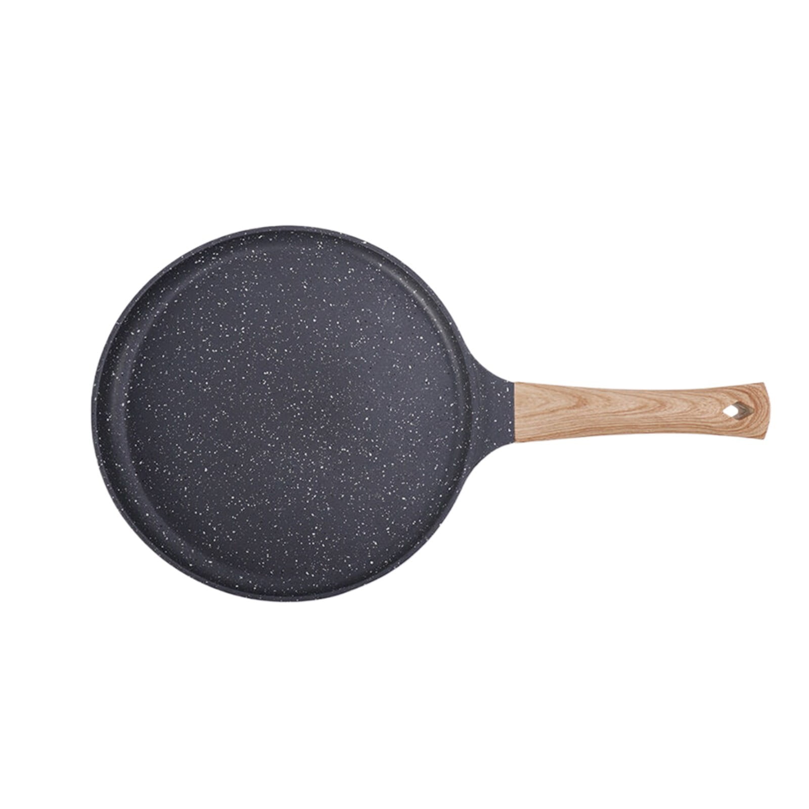 AUDeals Nonstick Ceramic Crepe Pan with Handle Induction Griddle for ...