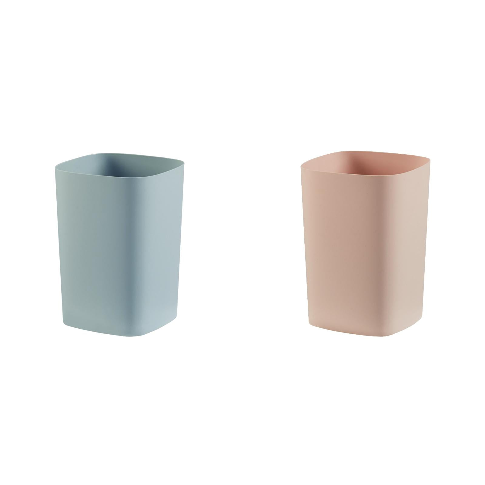 AUDeals Plastic Small Trash Can Wastebasket, Garbage Container Basket ...