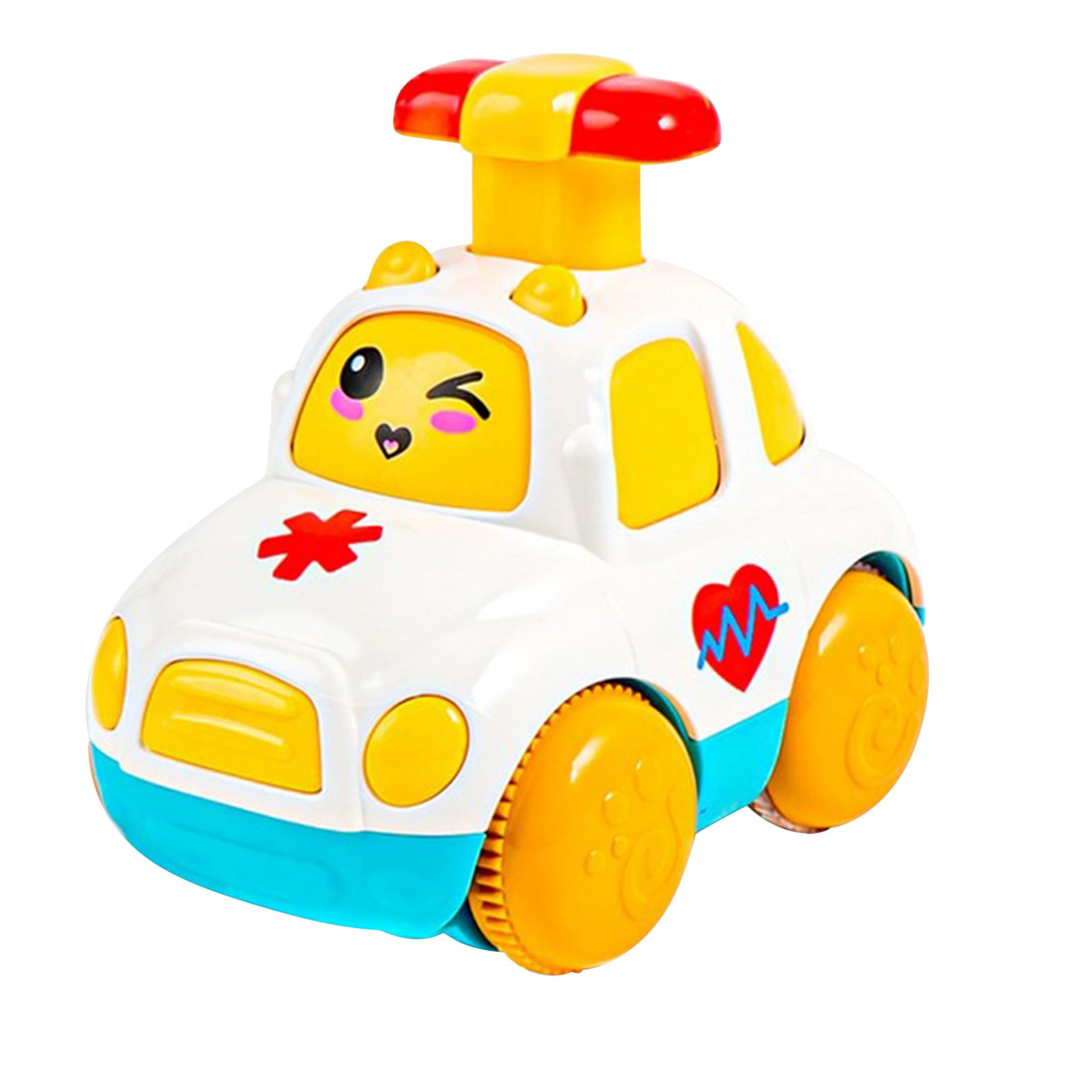 AUDeals Push-Pull Baby Toy Cars for 1 to 3 Year Olds Sensory Learning ...