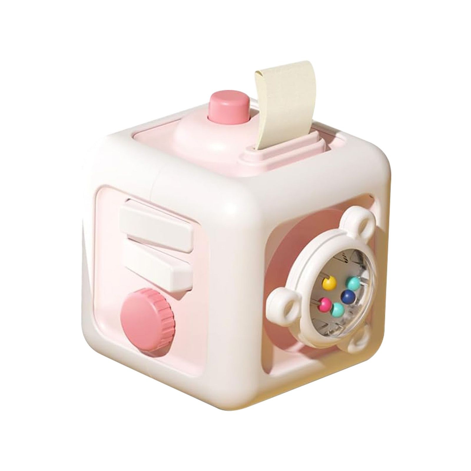 AUDeals Sensory Busy Cube Toy for Montessori Learning Cube Enhances ...