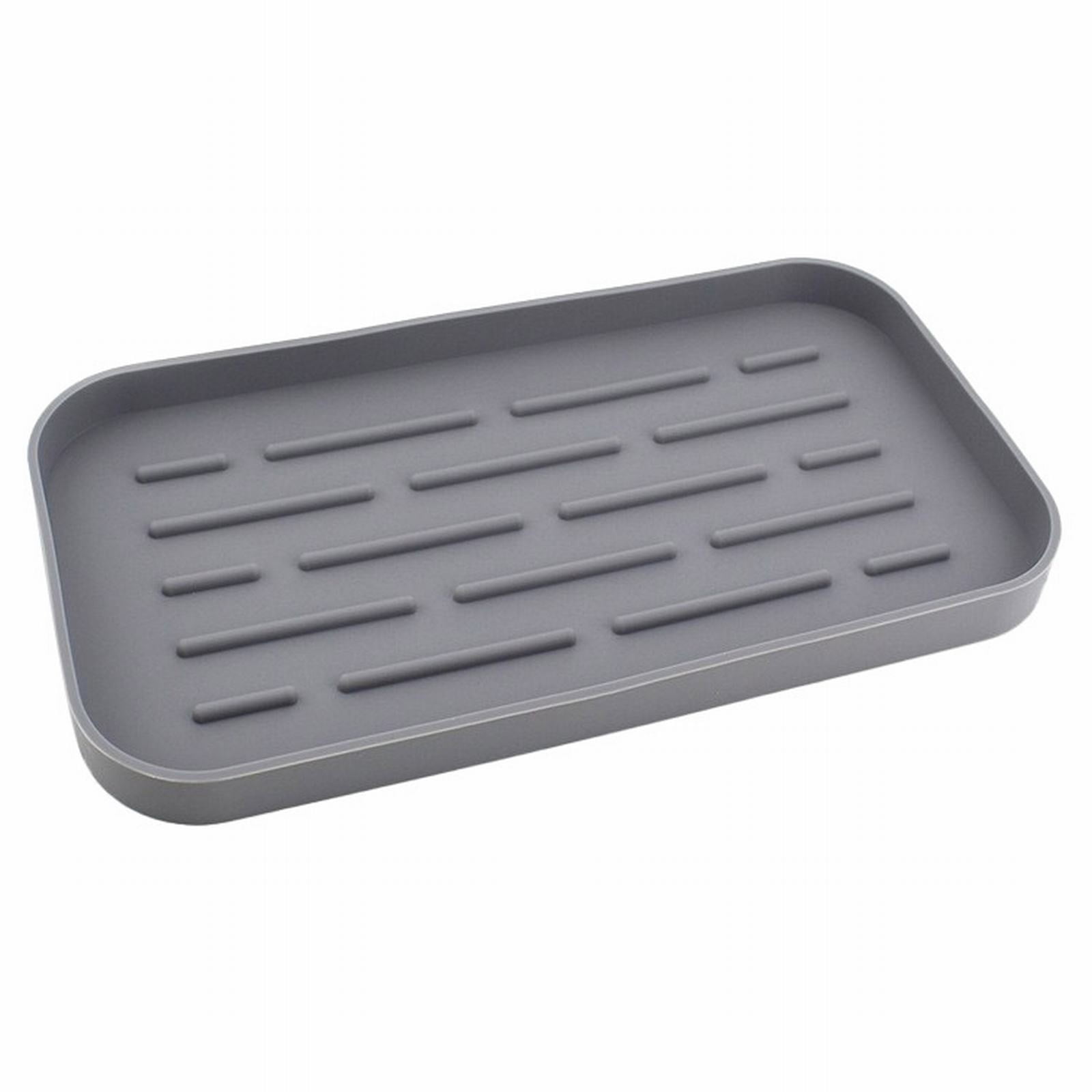 AUDeals Silicone Dish Drying Mat Sink Strainer Bar Silicone Outflow Pad ...