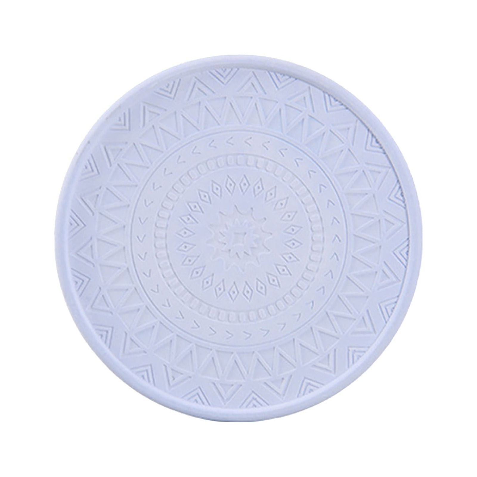 AUDeals ‌Silicone Drink Coaster Set Rainbow Oval Deep Dish Tray & Pot Holder Trivet, Non-Slip ...