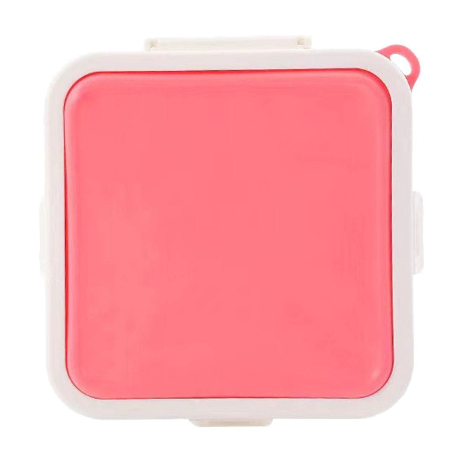 AUDeals ‌Silicone Lid Leakproof Sandwich Container Collapsible Bento ...
