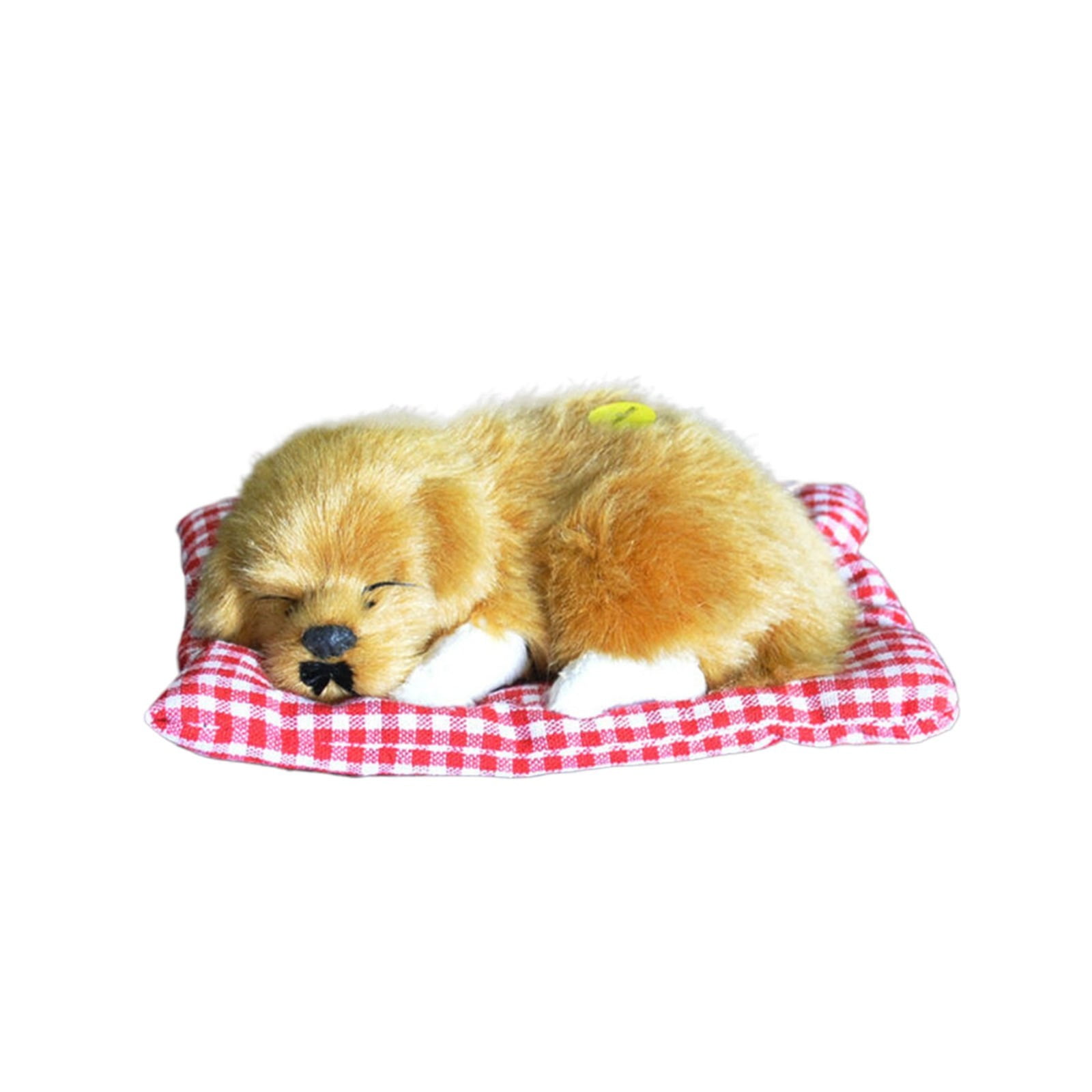 AUDeals Sleeping Dogs On Pad Doll Toy Cute Mini Puppy On Pad with Woof ...