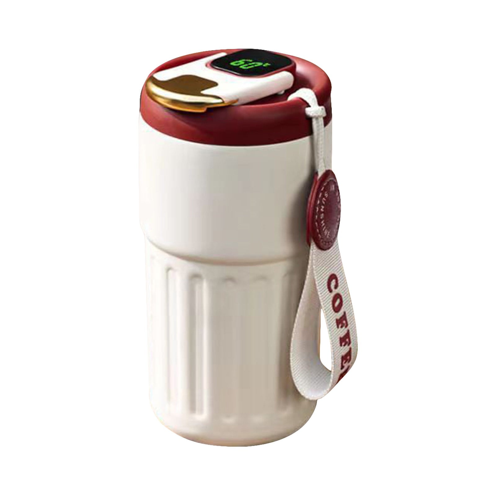 AUDeals Smart Coffee Thermos with LED Temperature Display | 316 ...