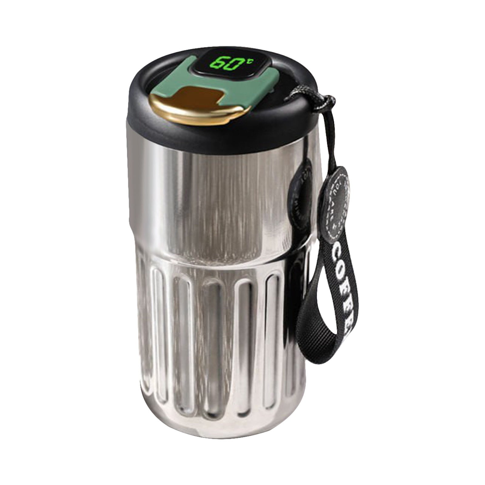 AUDeals Smart Coffee Thermos with LED Temperature Display | 316 ...