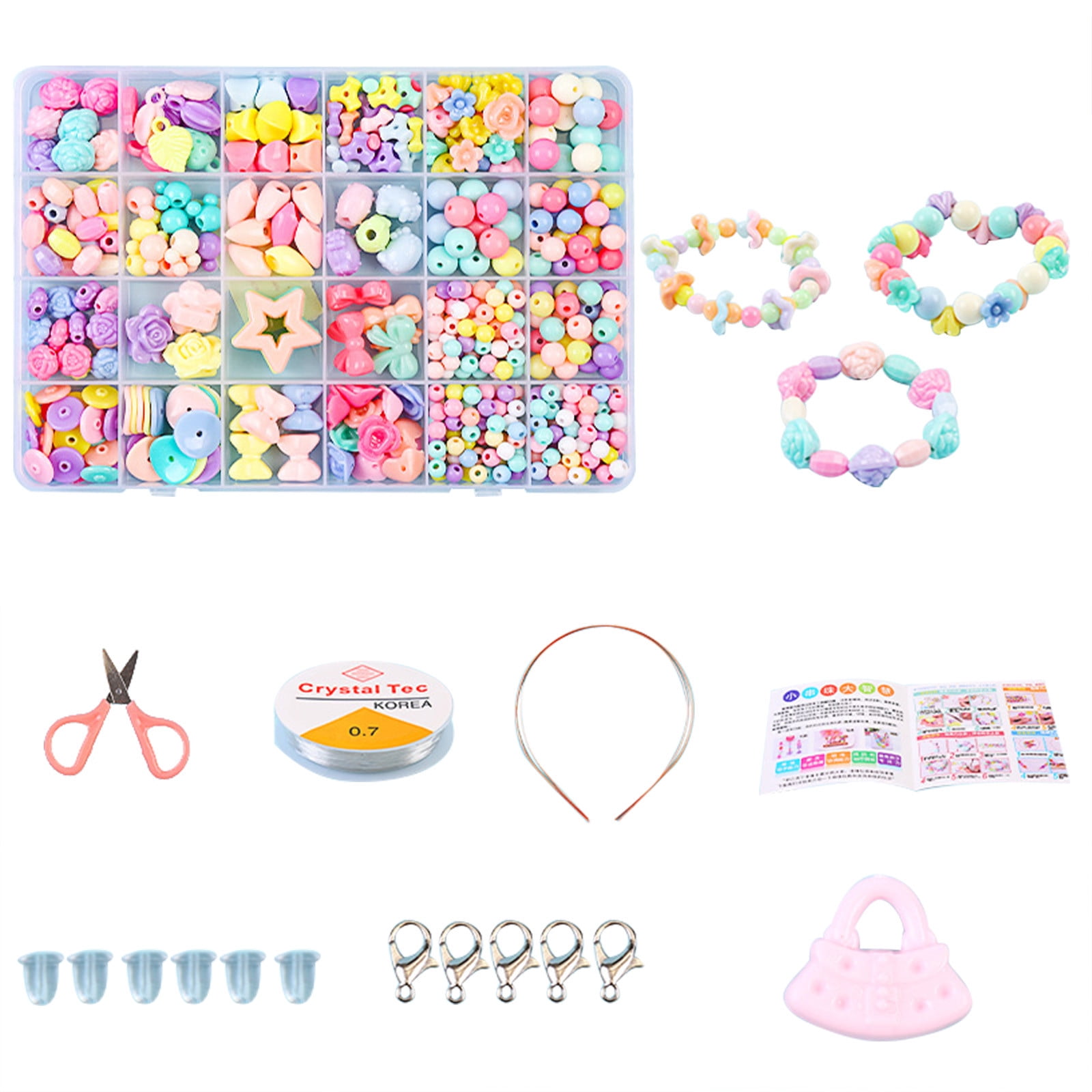 AUDeals Surprise Secret Message Jewelry DIY Jewelry Making Craft Kit ...