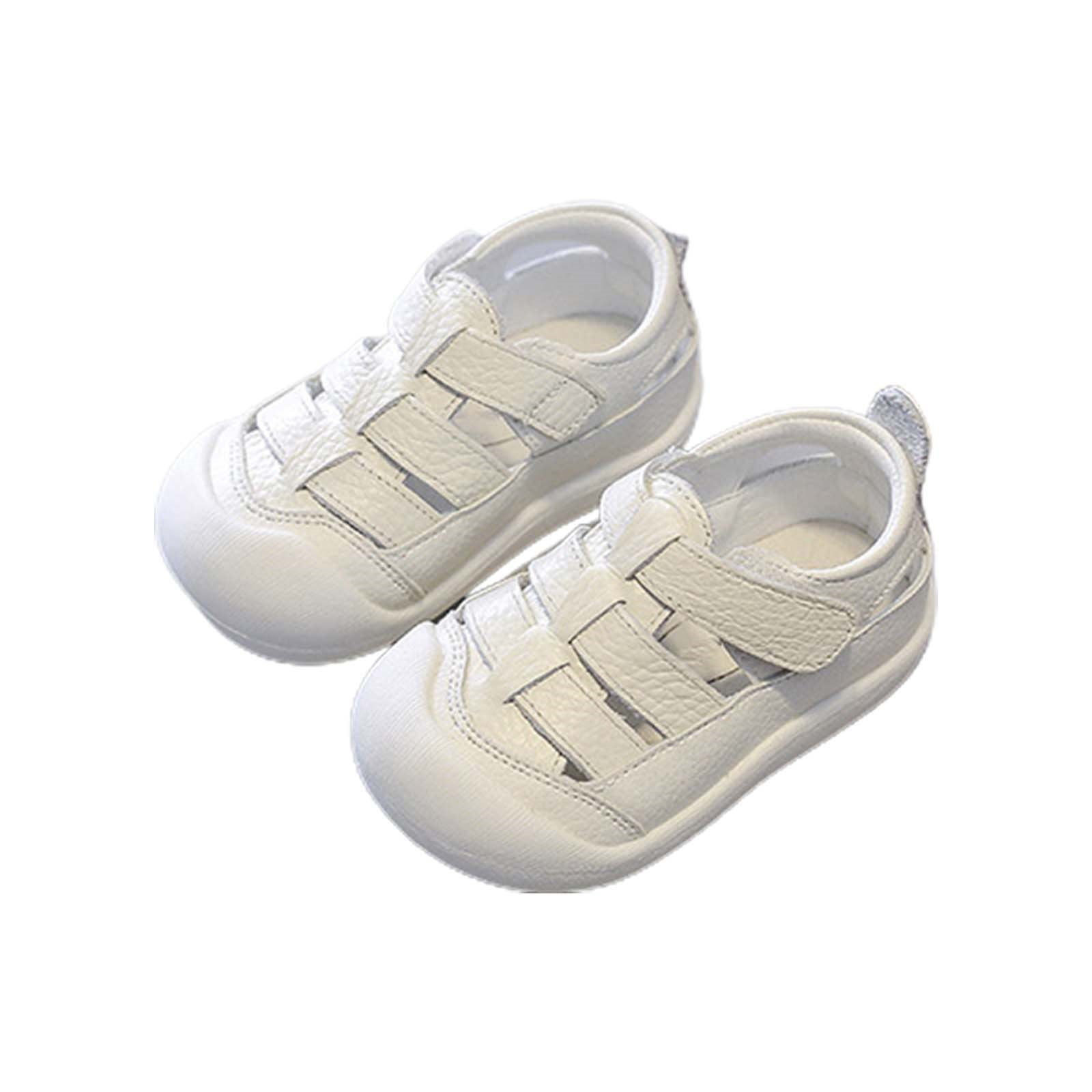 AUDeals Toddler Sandals, Closed Toe Breathable Sneakers with Hook and ...
