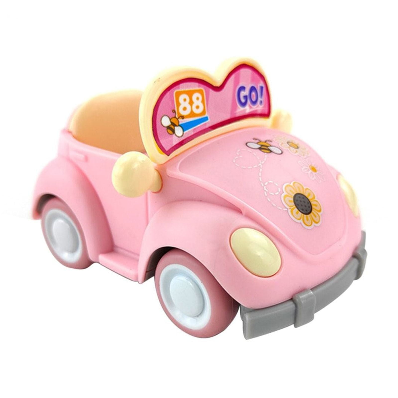 AUDeals Toys Pull Back Vehicles and Go Pull Back Toys Race Car forward ...