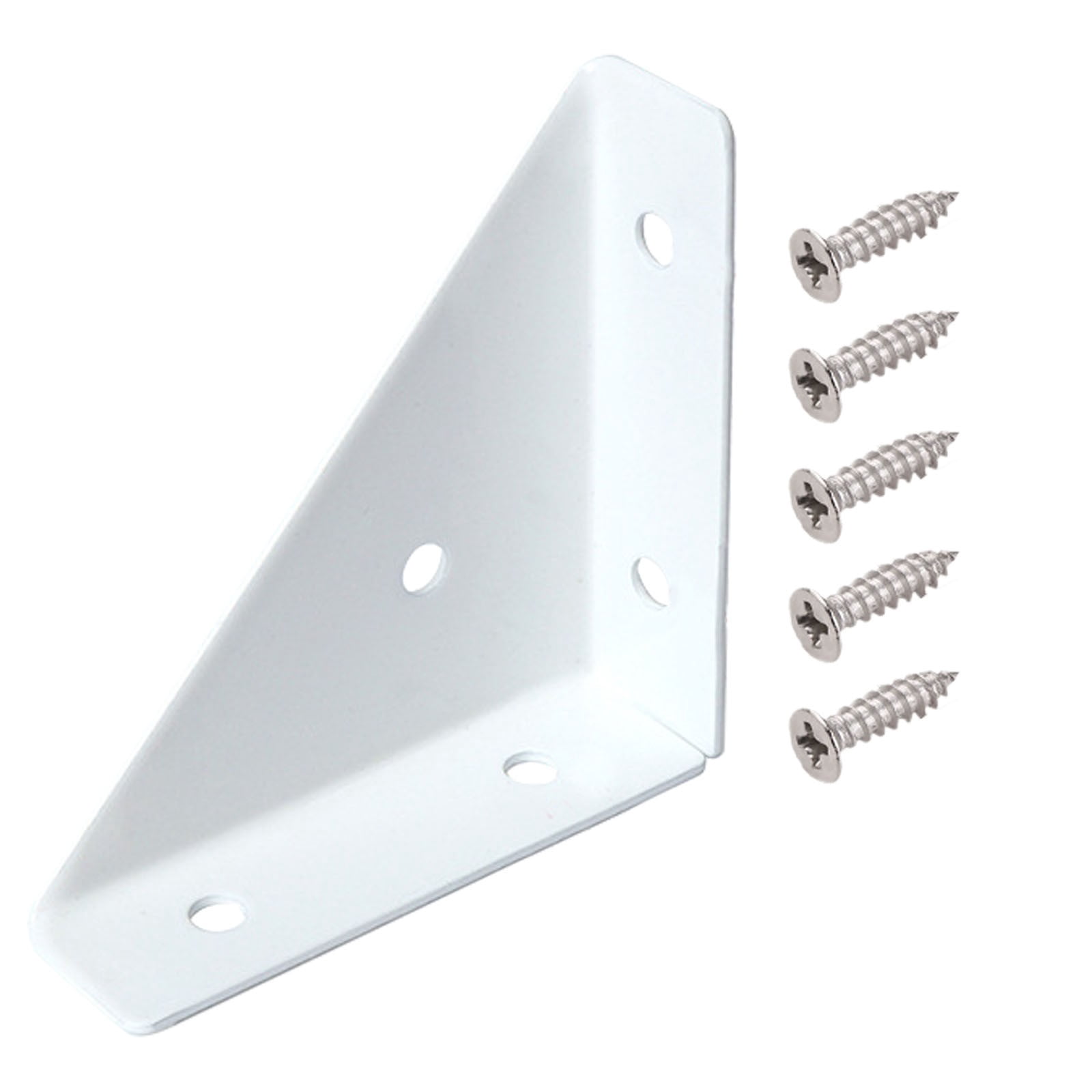 AUDeals ‌Triangular Corner Bracket Heavy Duty Metal Shelf Bracket with ...