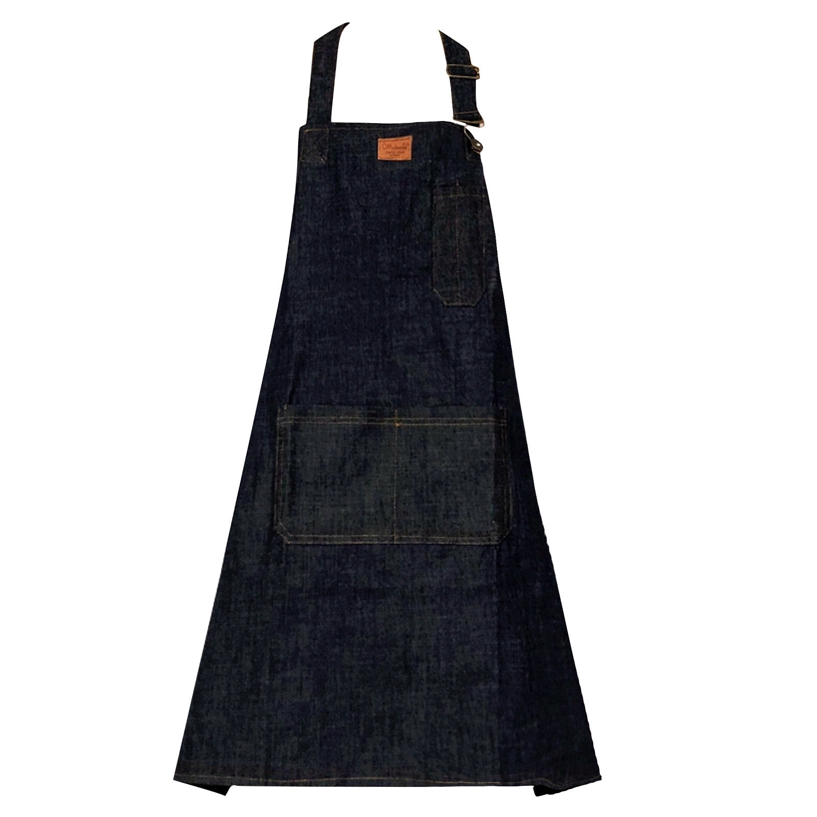 AUDeals ‌Unisex Denim Apron with Adjustable Neck One Opening Design ...