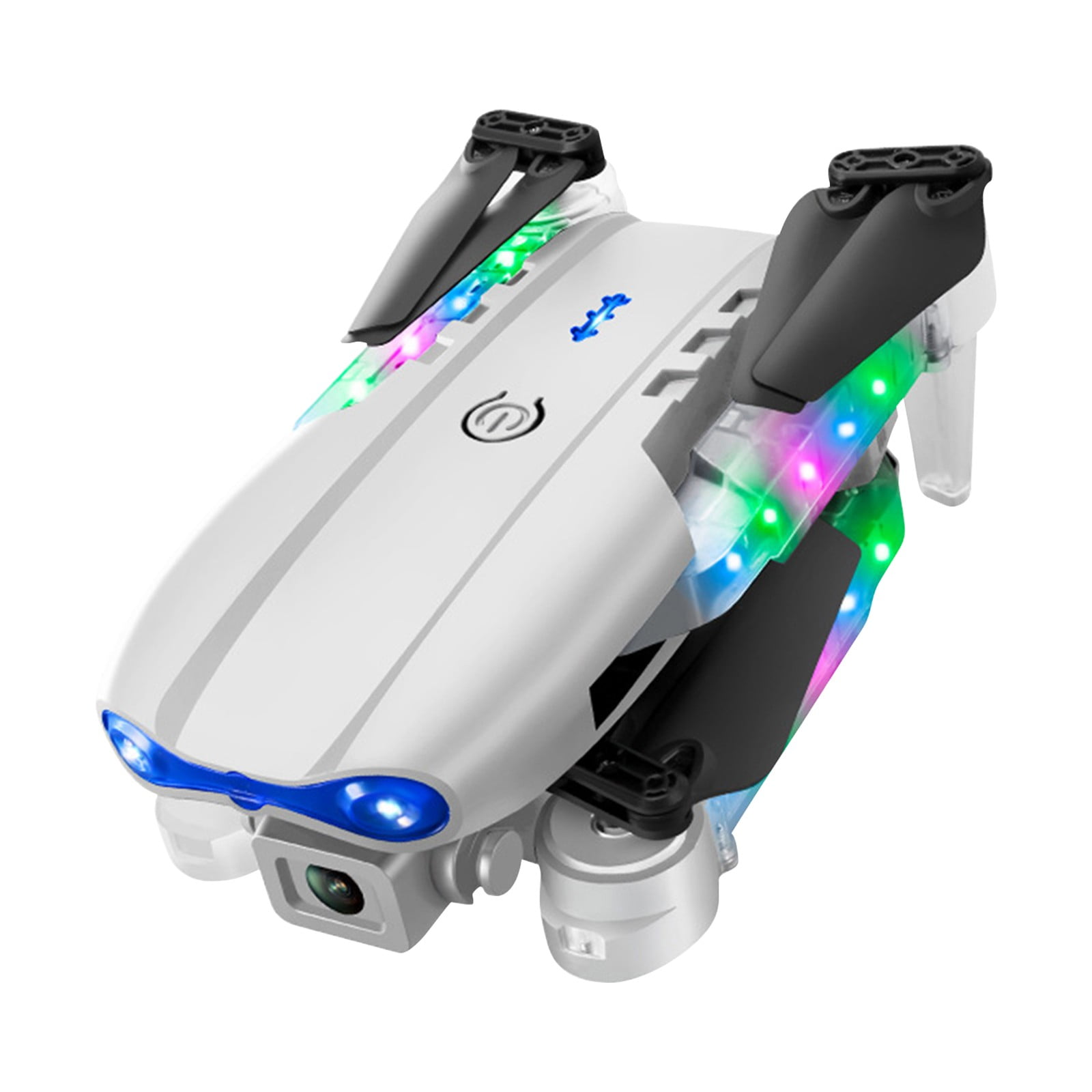 AUDeals ‌Upgraded Foldable Drone with LED Lights & Remote Control | 2 ...