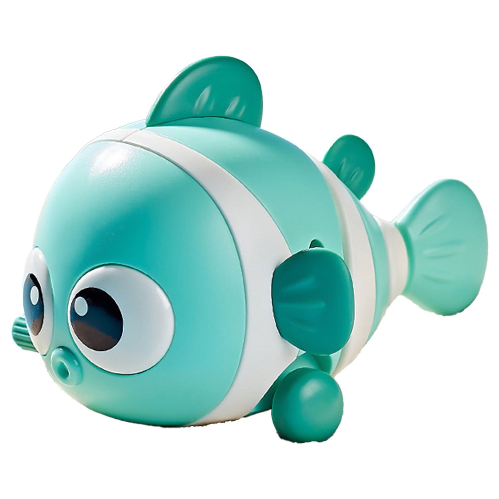 AUDeals Wind-Up Clownfish Toy Interactive Mechanical Crawling Fish for ...