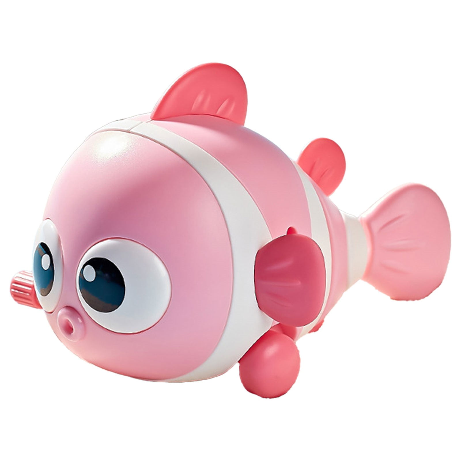 AUDeals Wind-Up Clownfish Toy Interactive Mechanical Fish with Wiggling ...