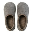 AUDeals Women Cozy Fuzzy Slippers, Warm Memory Foam House Shoes, Closed ...