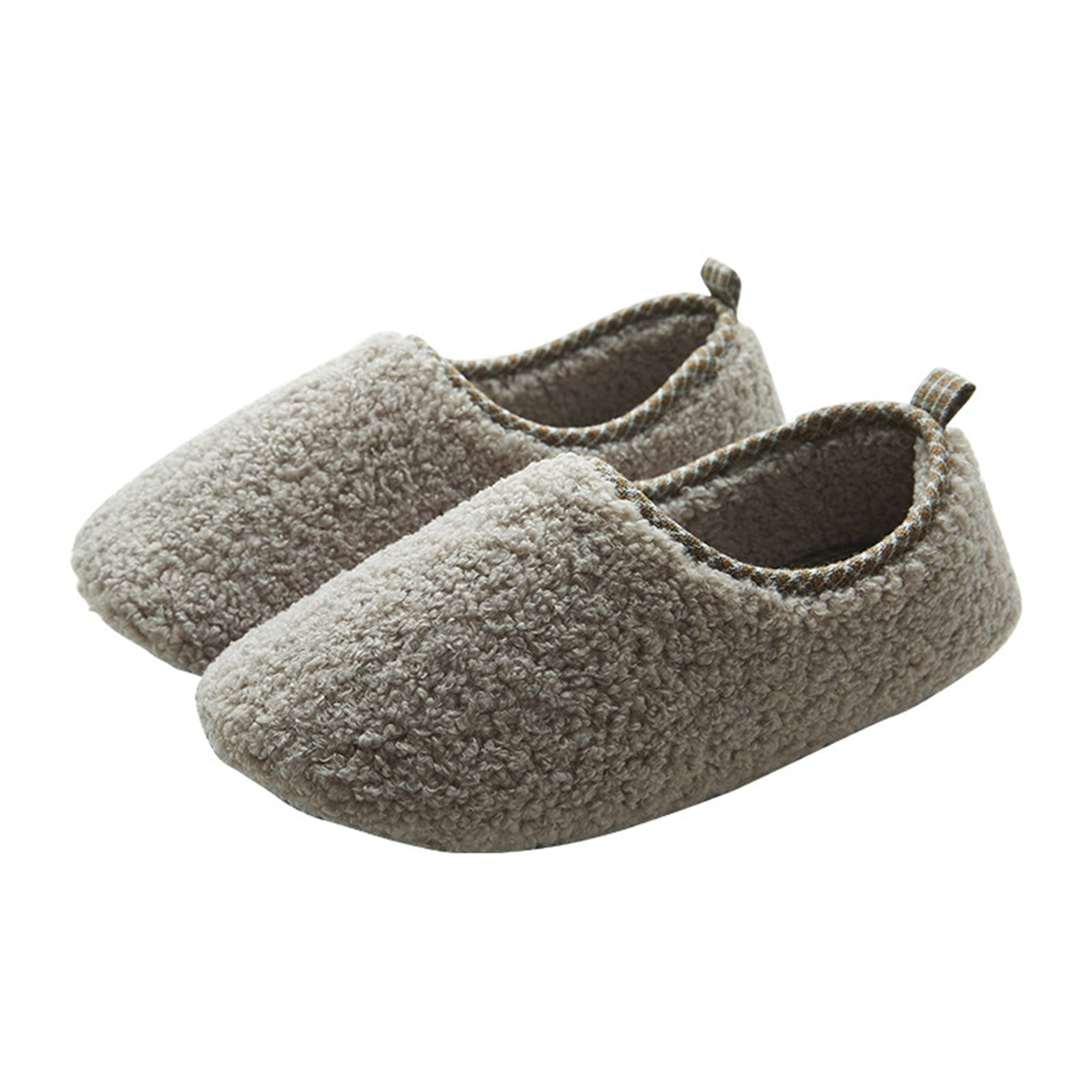 AUDeals Women Cozy Fuzzy Slippers, Warm Memory Foam House Shoes, Closed ...