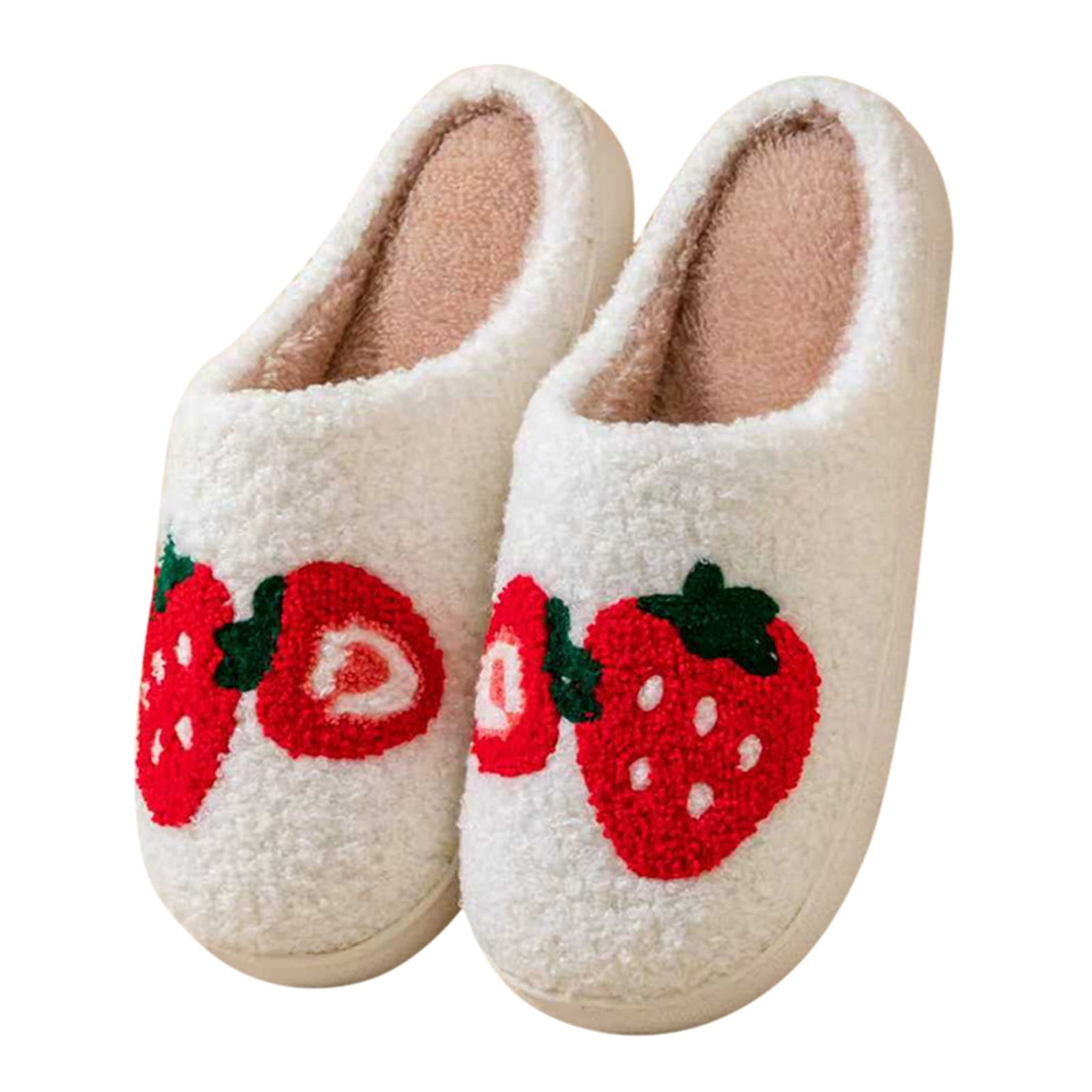 AUDeals Women Fun Cute Trendy Colorful Cartoon Cozy Fluffy Plush Fur ...