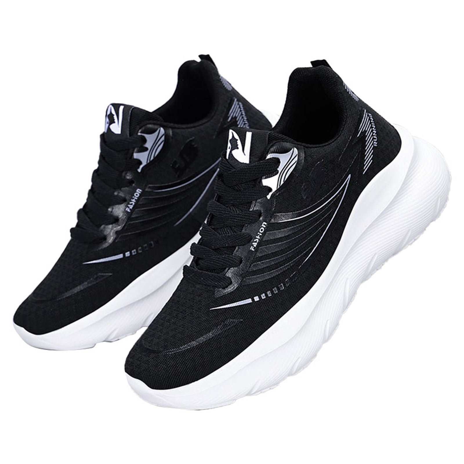 AUDeals Women Thick Heightening Sneakers Comfortable Walking Running ...